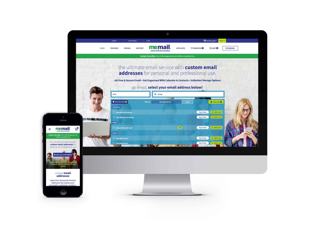 MeMail: Ideation, Branding and Website | work | alternatives design