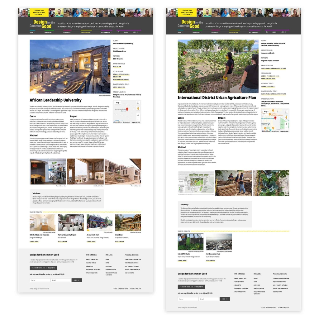 Design for the Common Good : Positioning & Website | alternatives